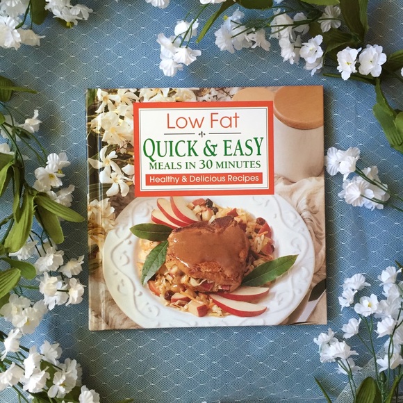Kitchen | Low Fat Quick Easy Meals In 3 Minutes Cookbook | Poshmark